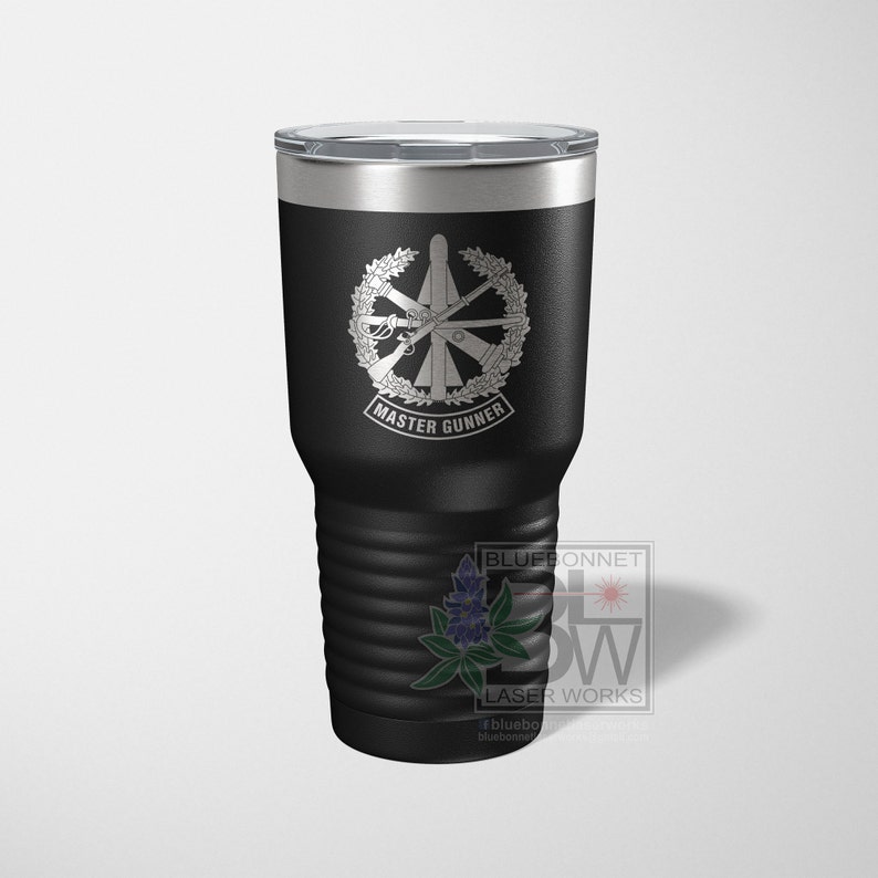 Master Gunner Identification Badge Stainless Steel Tumbler- Vacuum ...