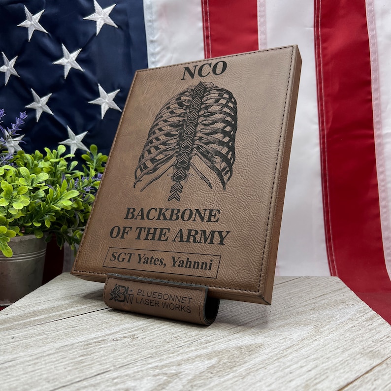 NCO Backbone of the Army Plaque; Induction, Promotion, Soldier, Army ...