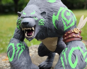 World of Warcraft Fel Werebear Figurine - Etsy