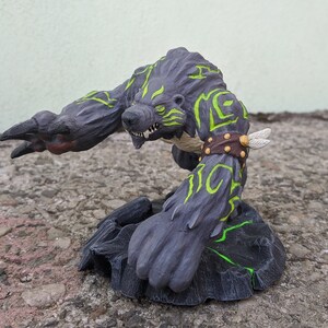 World of Warcraft Fel Werebear Figurine | Etsy