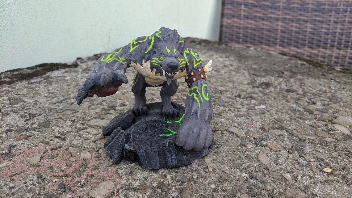World of Warcraft Fel Werebear Figurine | Etsy