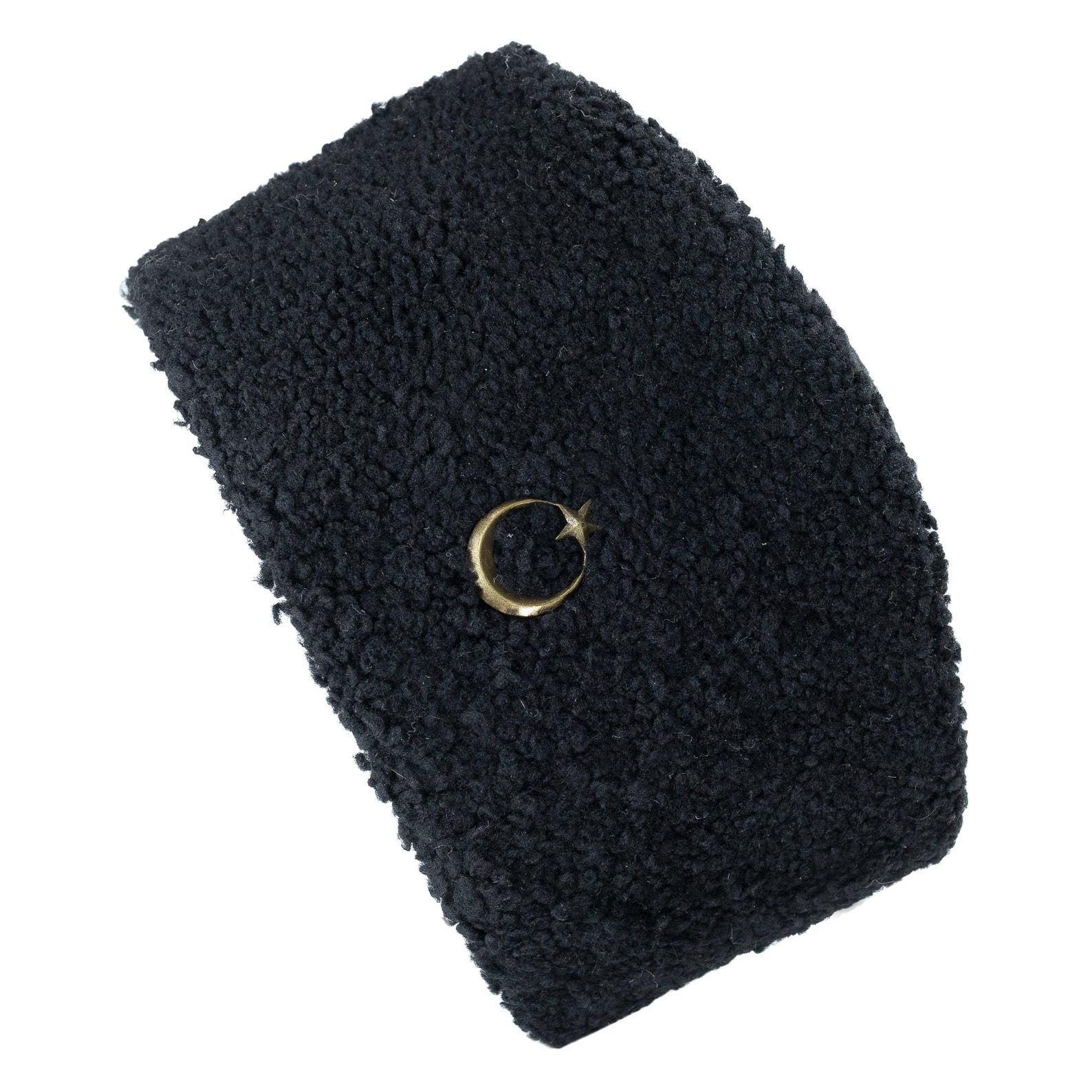Atatürk Kalpak Hat – Black Sheepskin Handmade Turkish Leather Hats ...