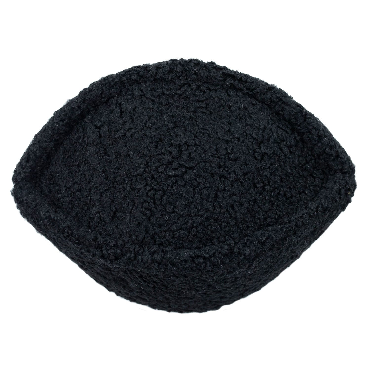 Turkish Medieval Hats, Sheepskin Hat - Russian Papakha Black Leather ...