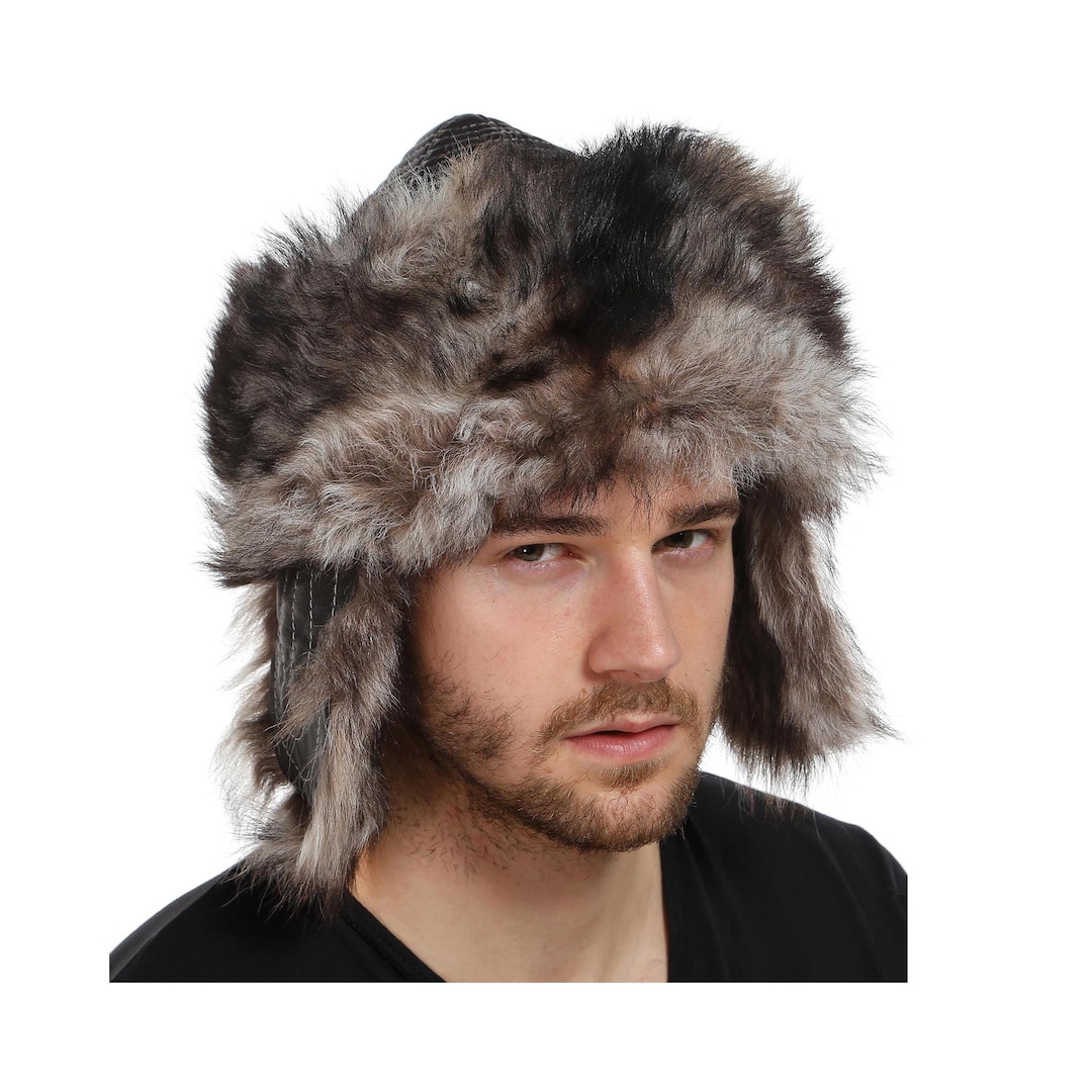 Mongolian Hat - Fur Sheepskin Hats – Handcrafted Unisex Winter Trapper ...
