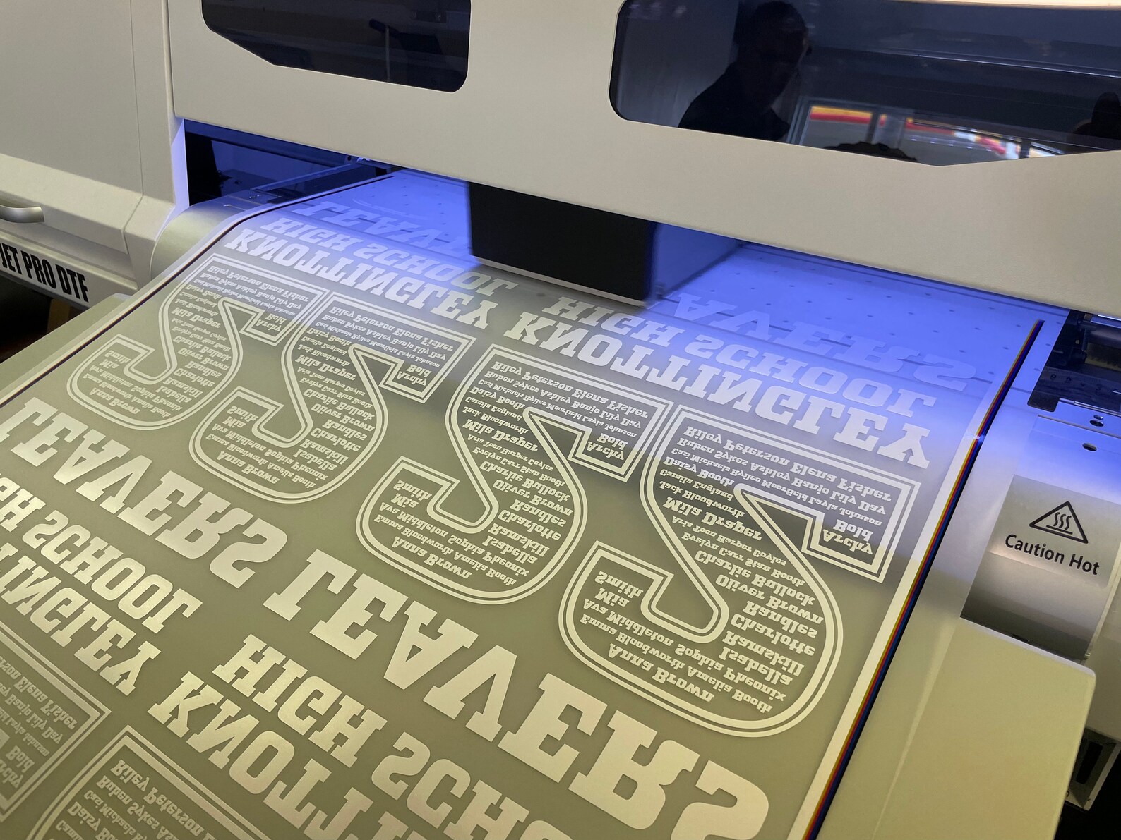 Custom Printed DTF Transfer Prints - Full Colour - Printed to Order ...