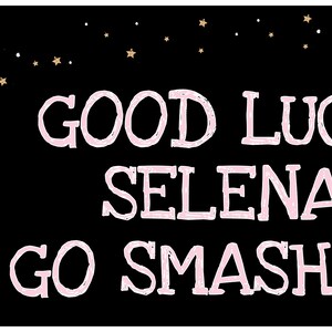 2 Personalised Good Luck! Banners - Available in 6 Colours - Any ...