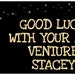 2 Personalised Good Luck! Banners - Available in 6 Colours - Any ...