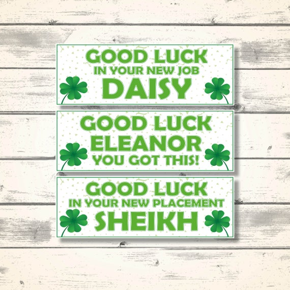 Good Luck Banners Personalised