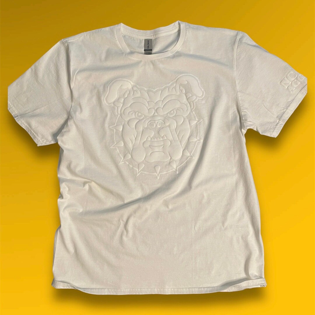 NCAT Aggie Dog (all White on White Puff) - Etsy