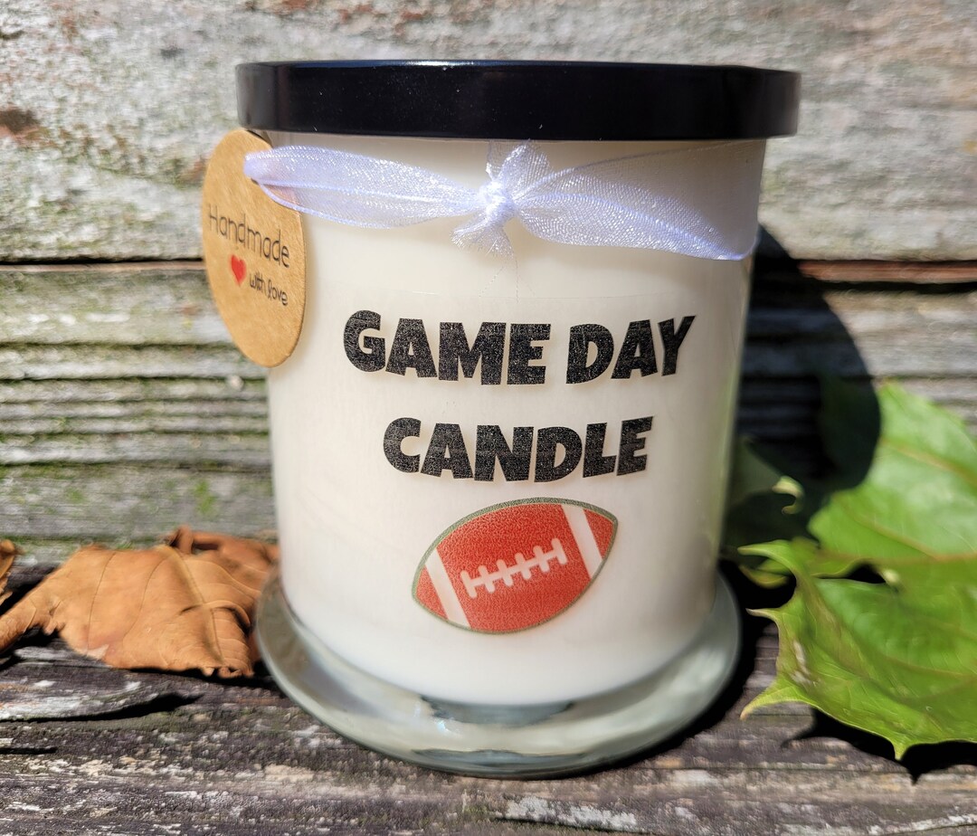 Game Day Soy Candle, Football Gift, Autumn Scent, 12 Oz - Etsy