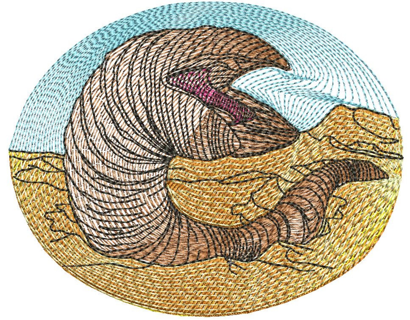 Dune Sand Worm Herbert Embroidery Digital Design - Etsy