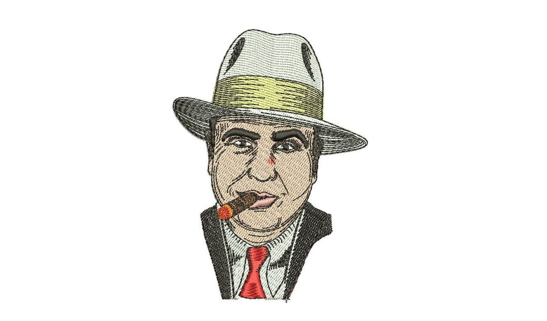 Al Capone Embroidery Design - Etsy