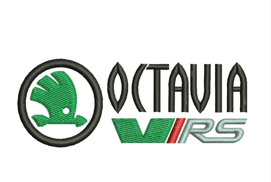 Skoda Octavia RS Machine Embroidery Design - Etsy