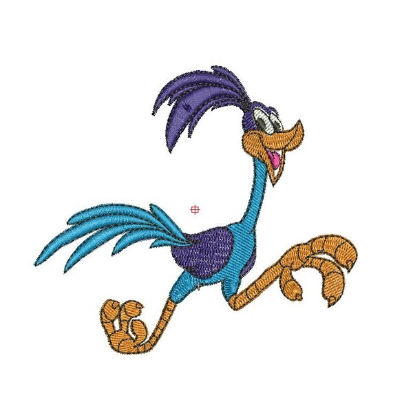 Road Runner Embroidery Design - Etsy