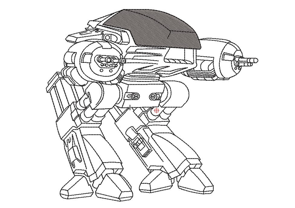 Robocop Coloring Pages