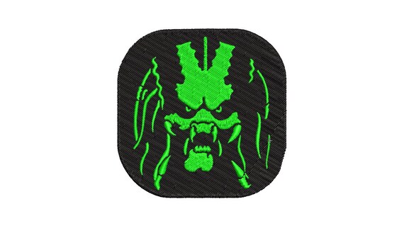 Predator Embroidery Design - Etsy
