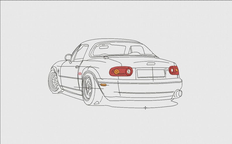 Mazda Miata Mx5 Embroidery Design | Etsy