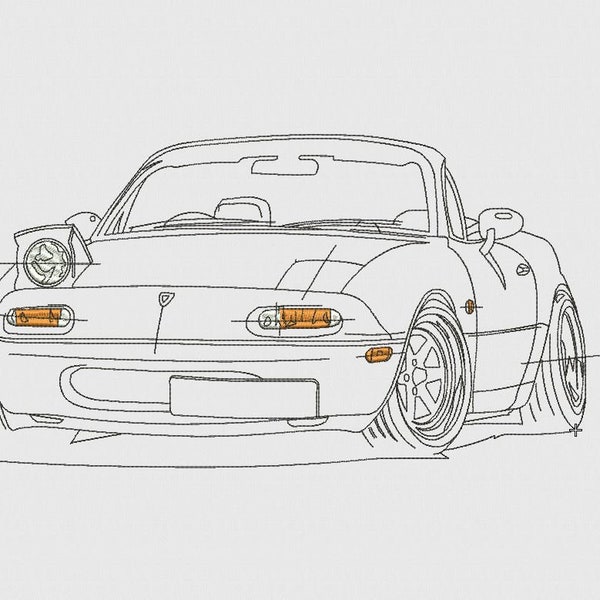 Mazda Mx5 Miata Svg - Etsy