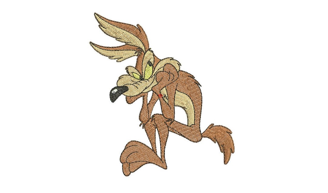 Coyote Embroidery Design - Etsy