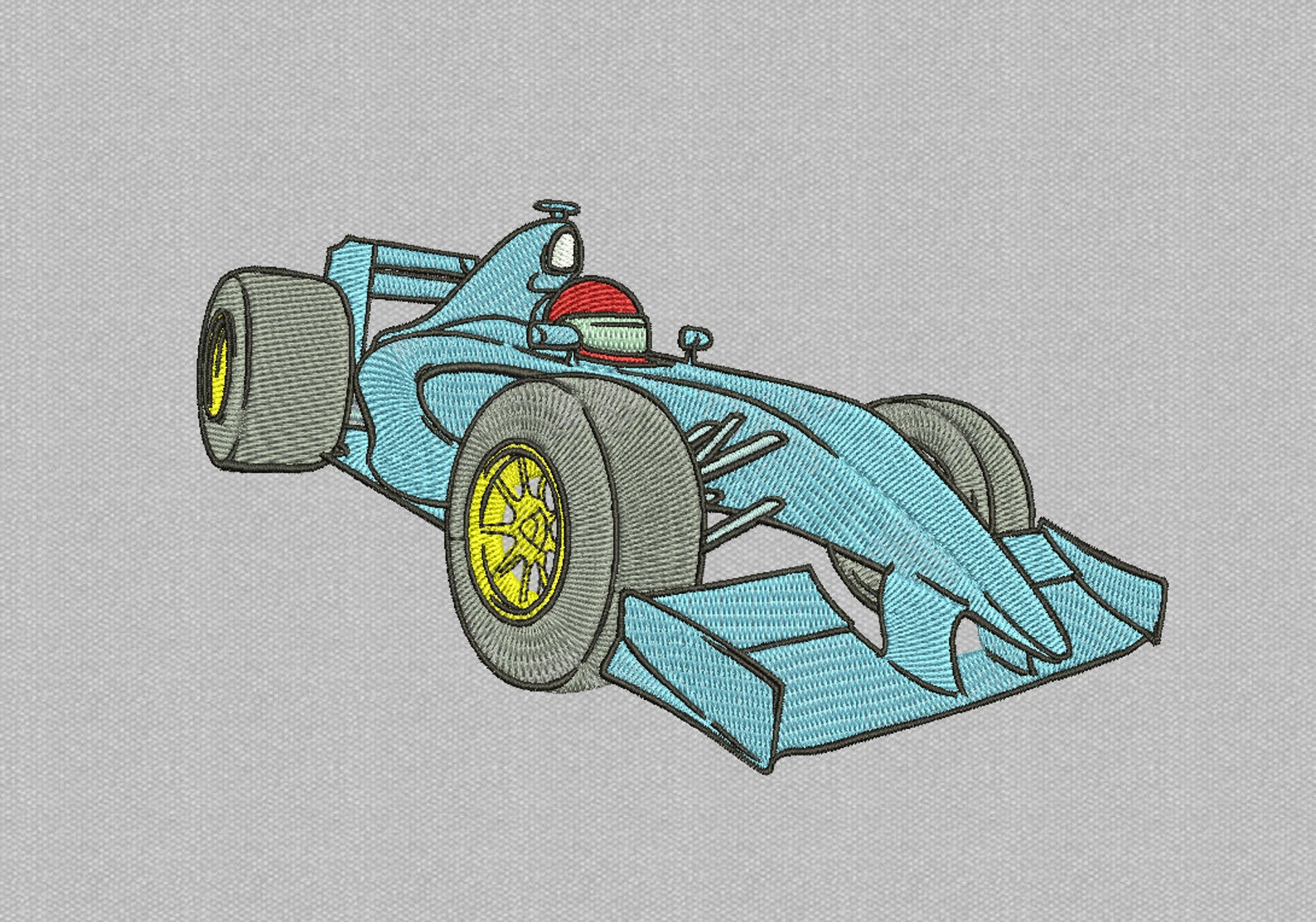 Formula 1 Machine Embroidery Design - Etsy