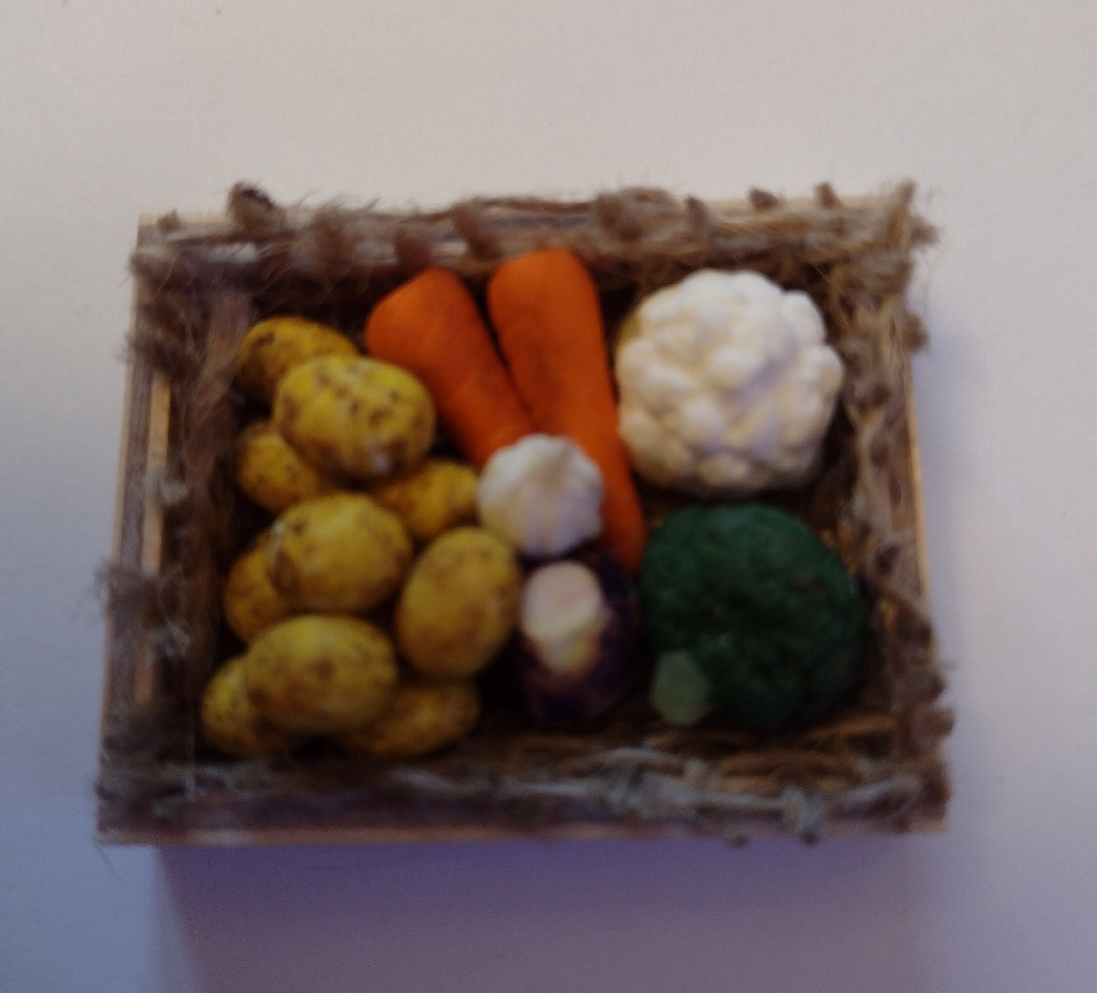 Miniature Boxes of Veg for Dolls House - Etsy UK