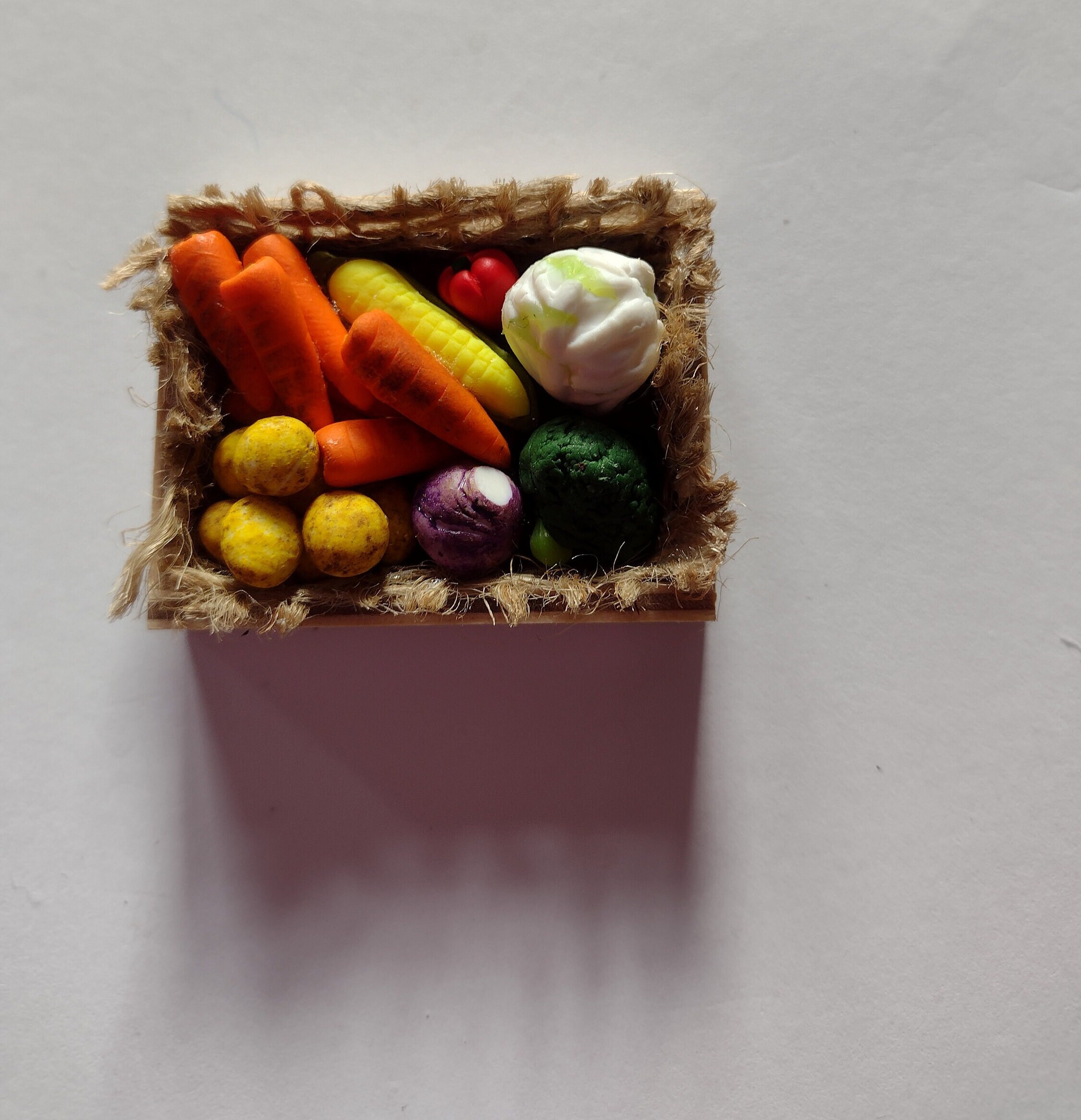 Miniature Boxes of Veg for Dolls House - Etsy UK
