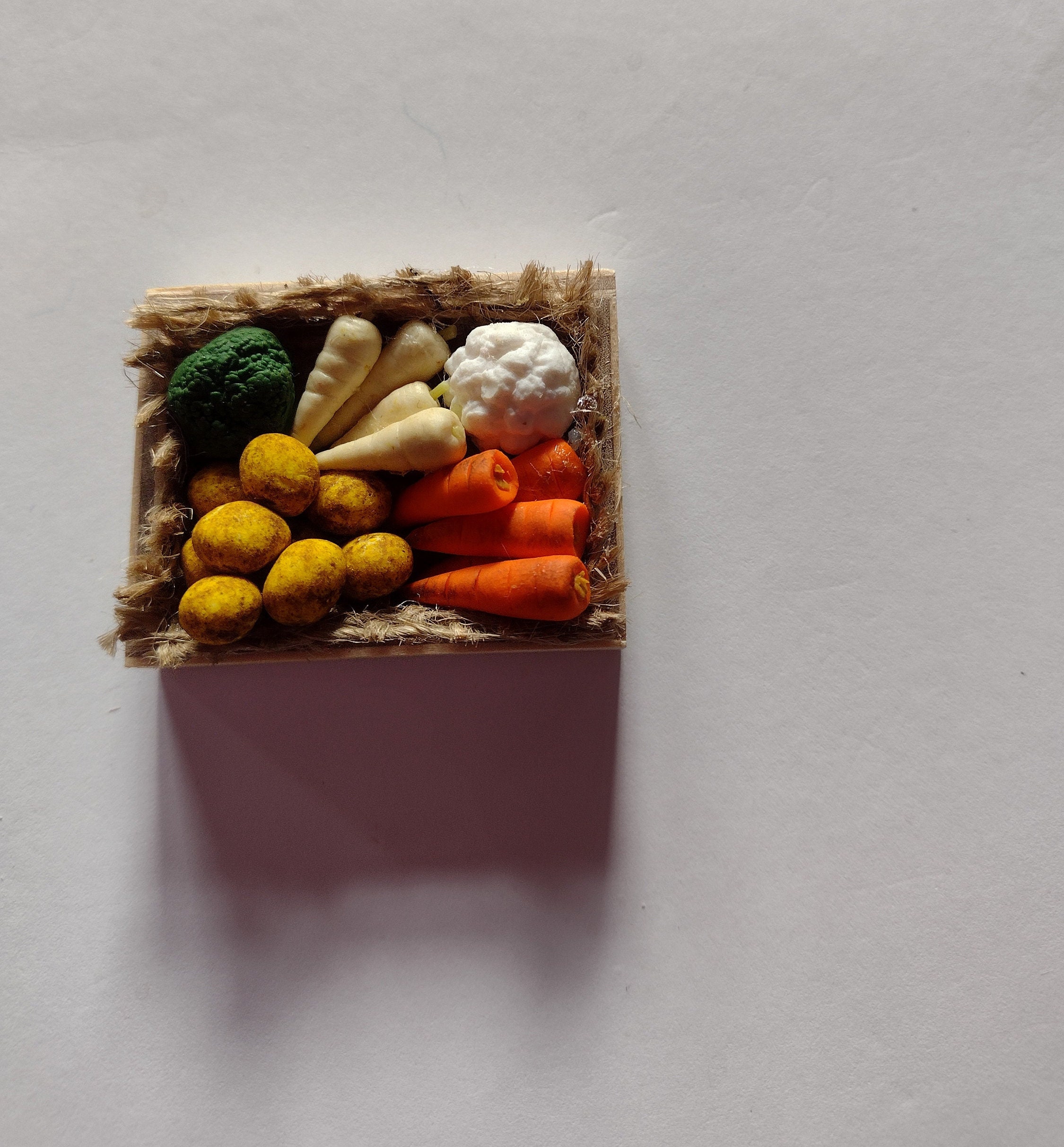 Miniature Boxes of Veg for Dolls House - Etsy UK