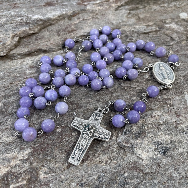 Stone Rosary - Etsy