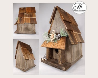 Christmas birdhouse | Etsy