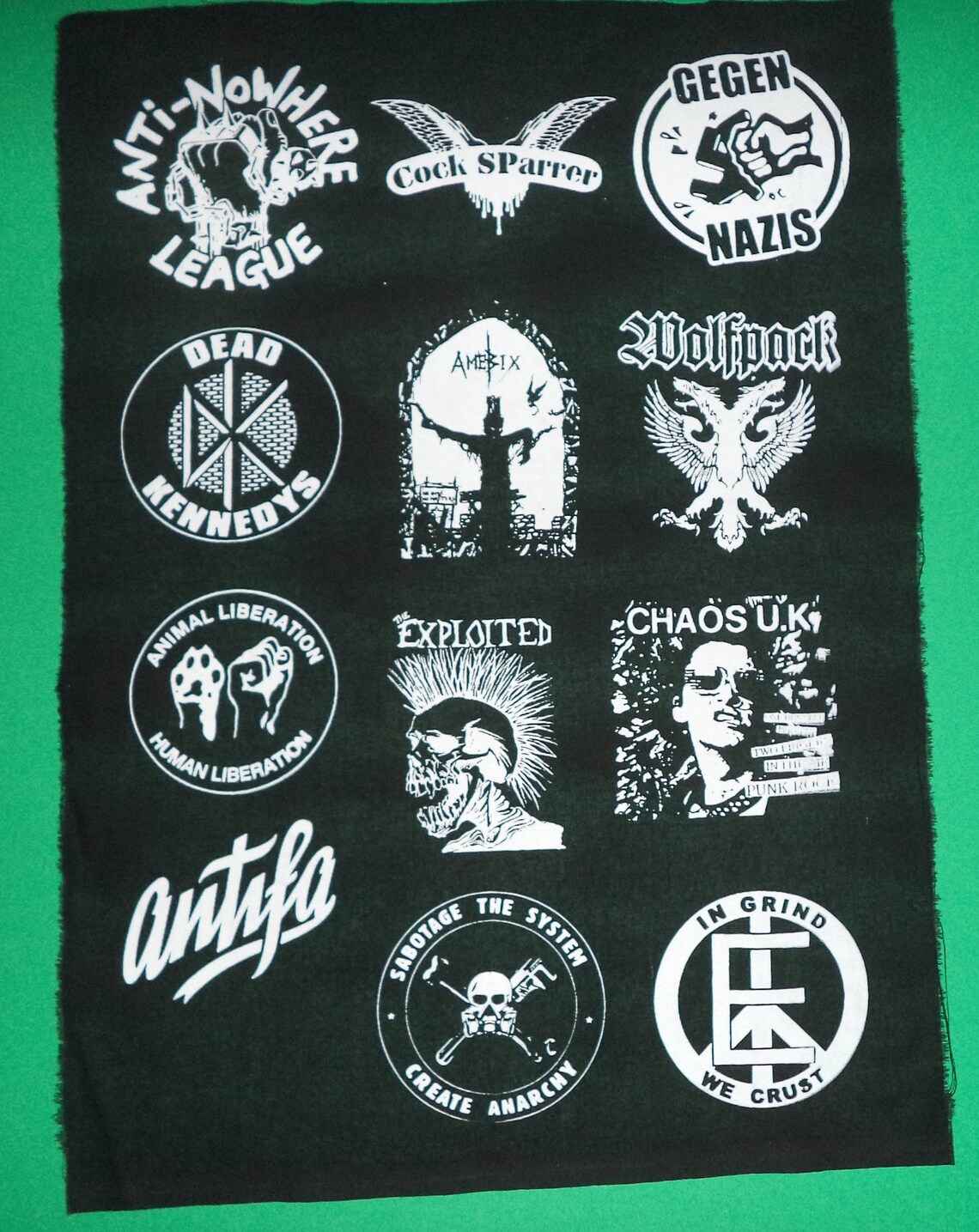 Punk patches-punk bands-punk accessories-antifa | Etsy