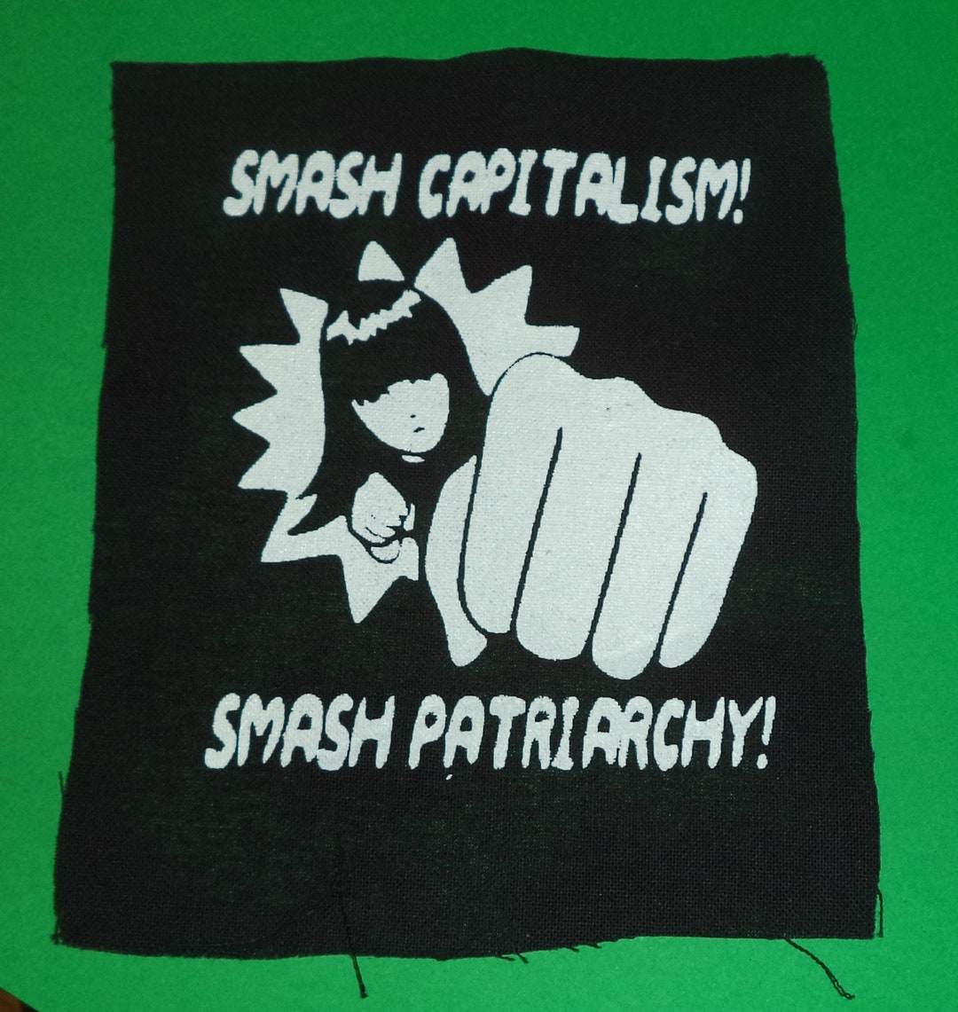 Smash Patriarchy Punk Patches-punk Bands-punk Accessories-antifa ...