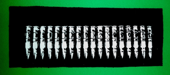 Bullet Belt Back Patch-punk Patches-punk Bands-anarchy - Etsy