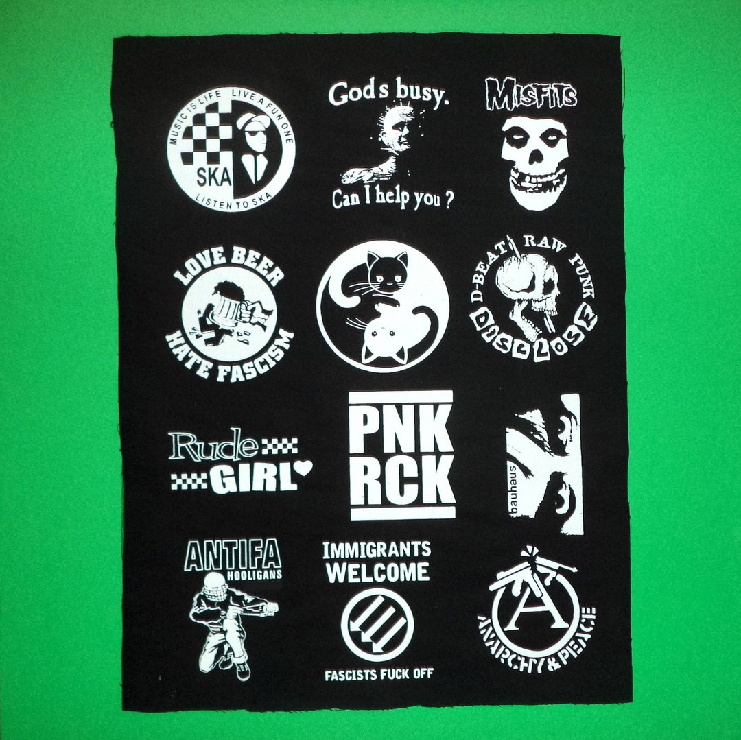 Punk Patches-punk Bands-punk Accessories-antifa Patches-political Patch ...