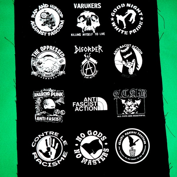 Punk Patches Set - Etsy