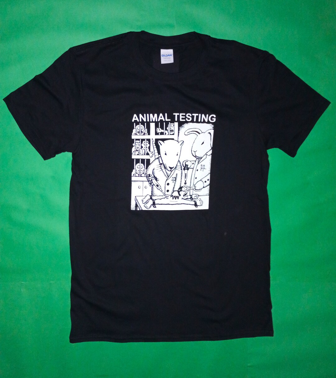 Animal Testing Shirt,punk Shirt,punk Rock,punk Clothing,antifa Shirt ...