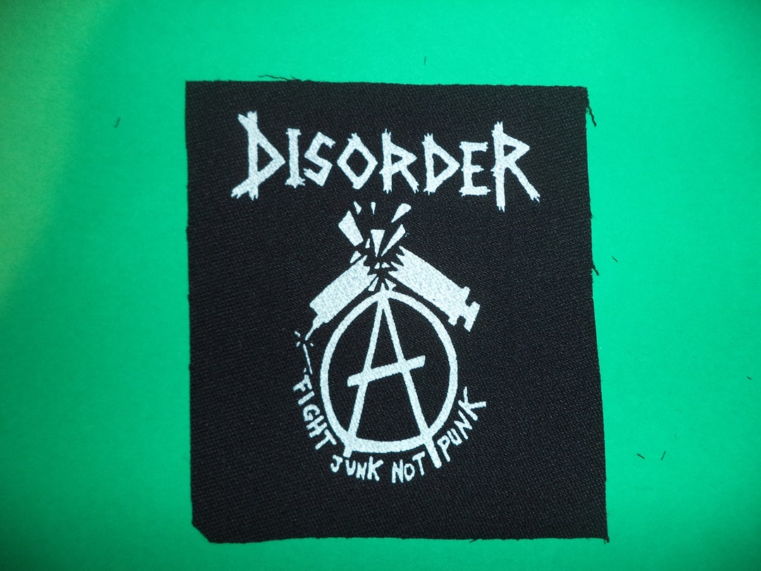 Disorder-punk Patches-punk Bands-punk Accessories-antifa Patches ...