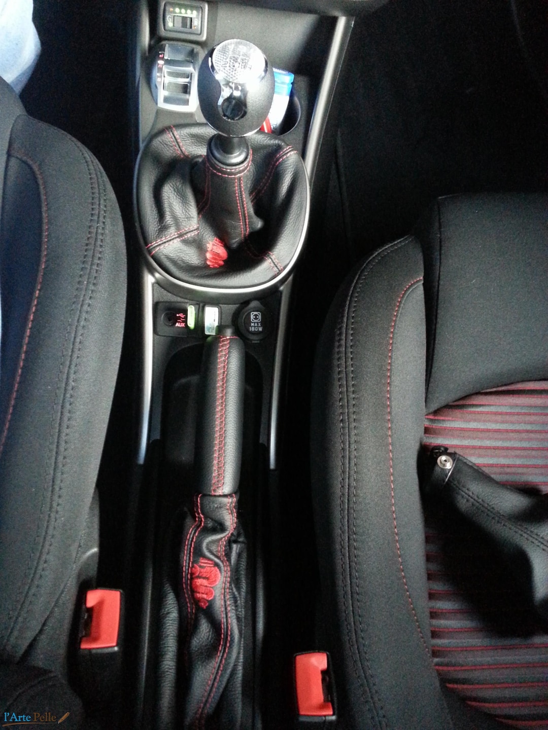 Shift Boot and Gear Shift Cover for Alfa Romeo Mito, Genuine Leather - Etsy