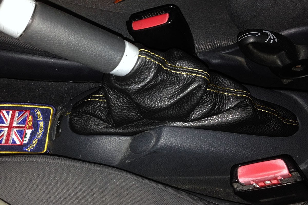 Cap Hand Brake Mini First Series in Real Black Leather - Etsy