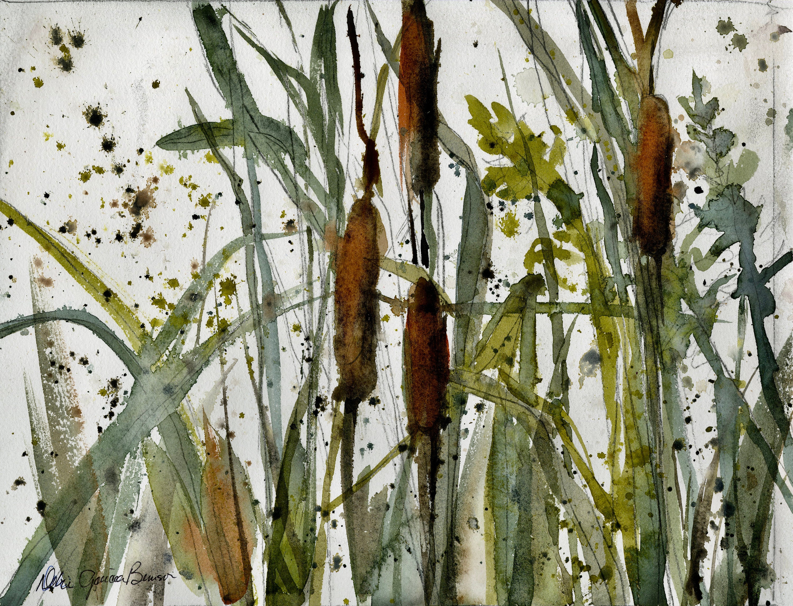 Cattails Art