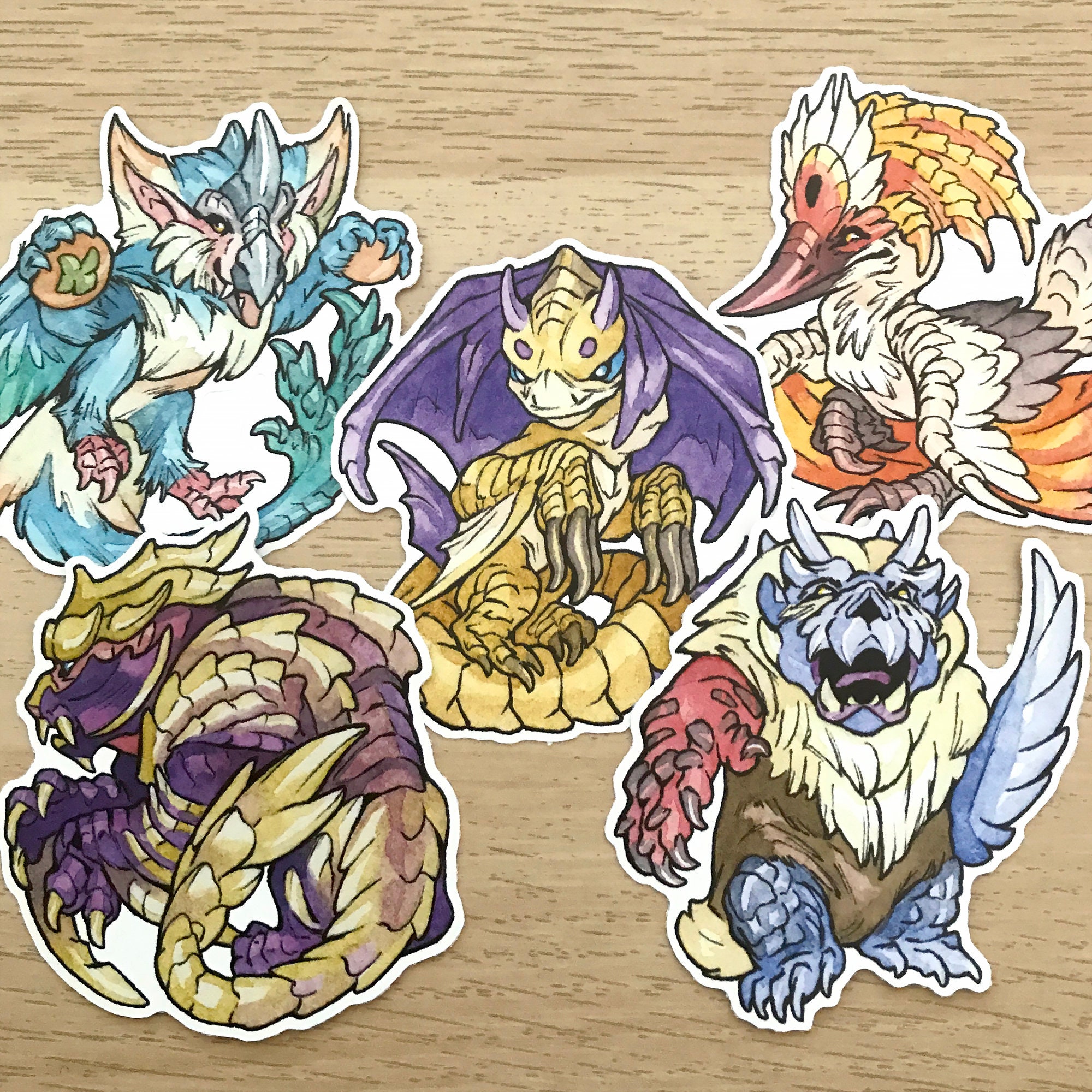 MH Rise Stickers 8cm Matt Vinyl | Etsy