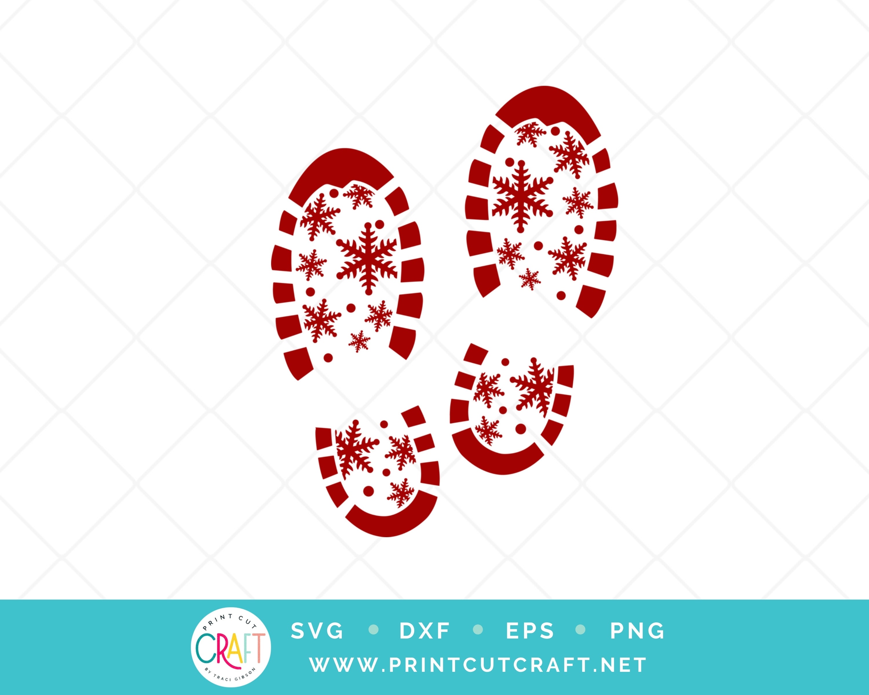 Santa Shoes SVG PNG Santa Feet Print Christmas (Download Now) - Etsy