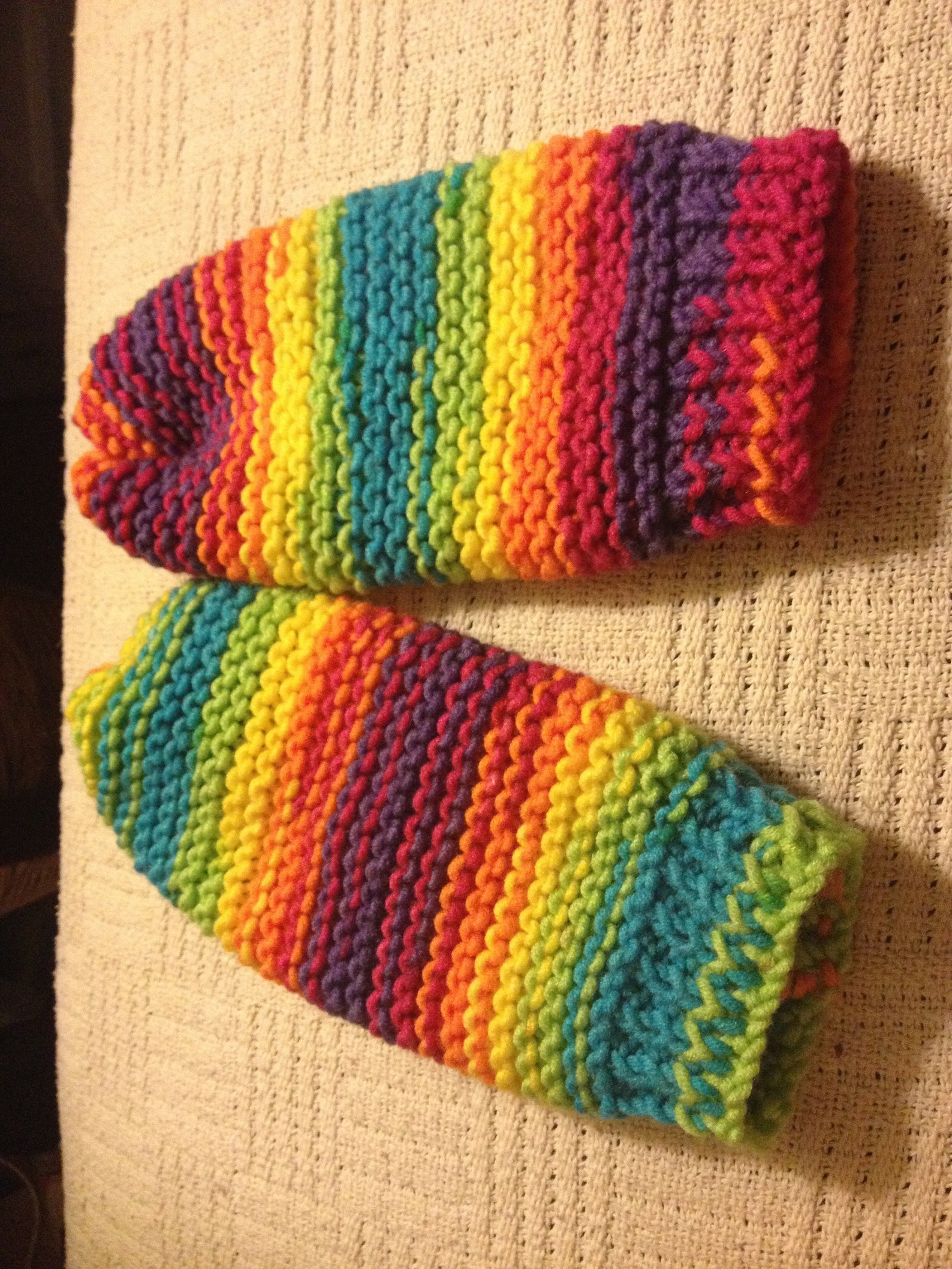 Rainbow Bed Socks - Etsy
