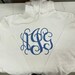 Glitter Monogrammed Hoodie / Monogrammed Hoodie / Hoodie With Glitter ...