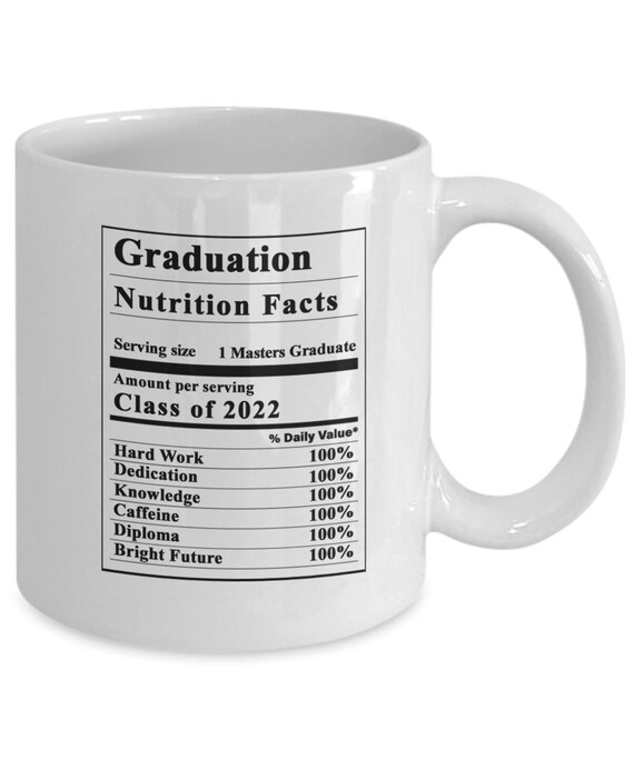 Graduation Nutrition Facts - Etsy