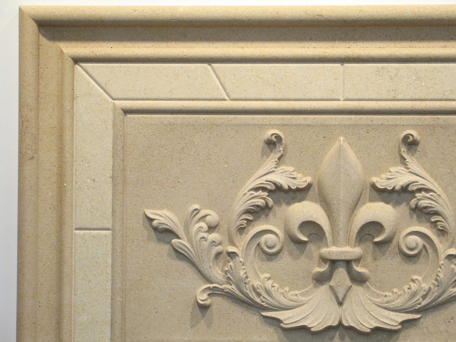 Classic Relief Carved Limestone Custom Decorative Backsplash Tile 16 ...