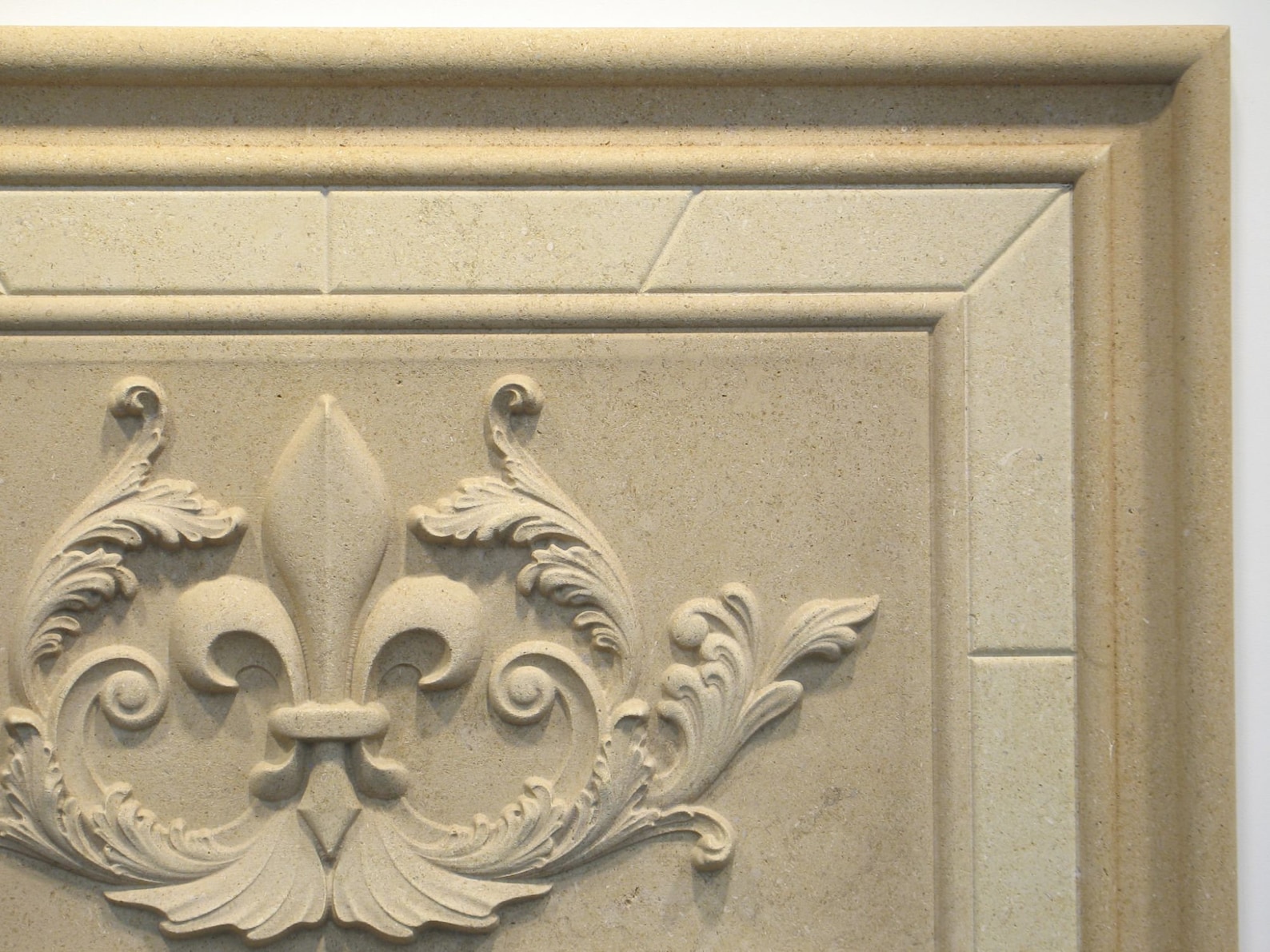 Classic Relief Carved Limestone Custom Decorative Backsplash Tile 16 ...