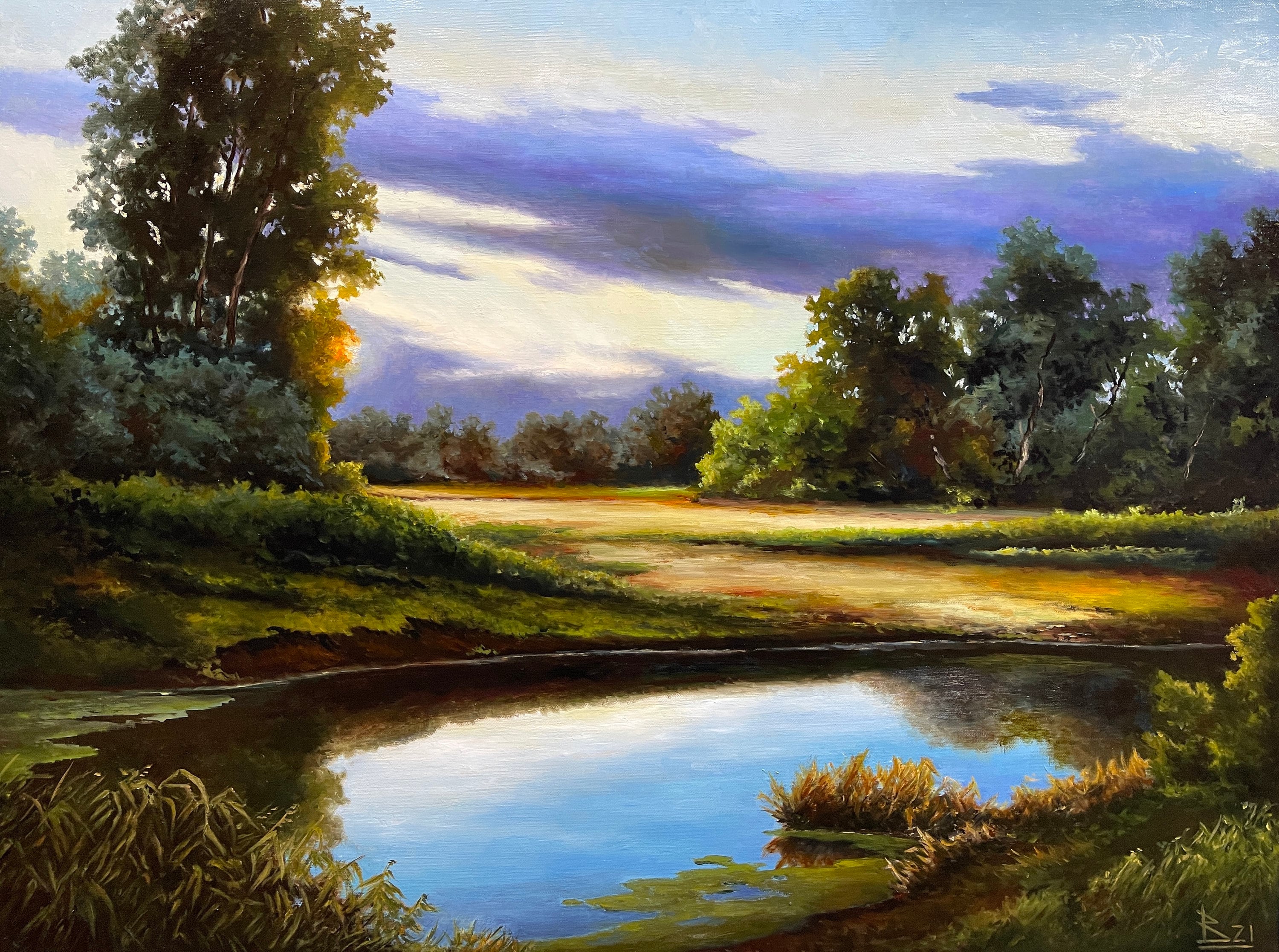 Simple Scenery Oil Paintings