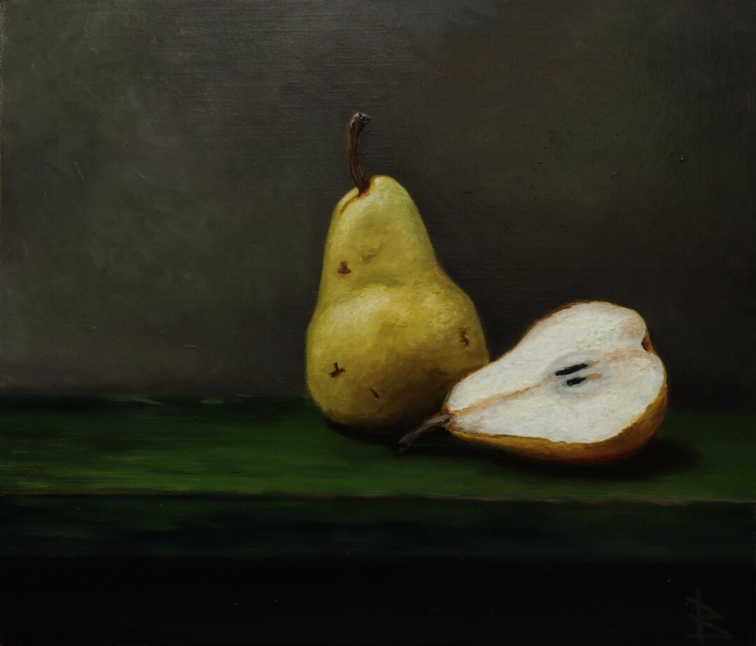 Pears, Contemporary Academic Realism, Oil Painting Original, Dutch ...