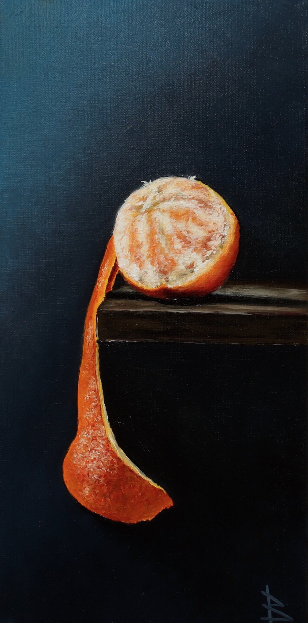 The Orange, Contemporary Academic Realism, Oil Painting Original, Dutch ...