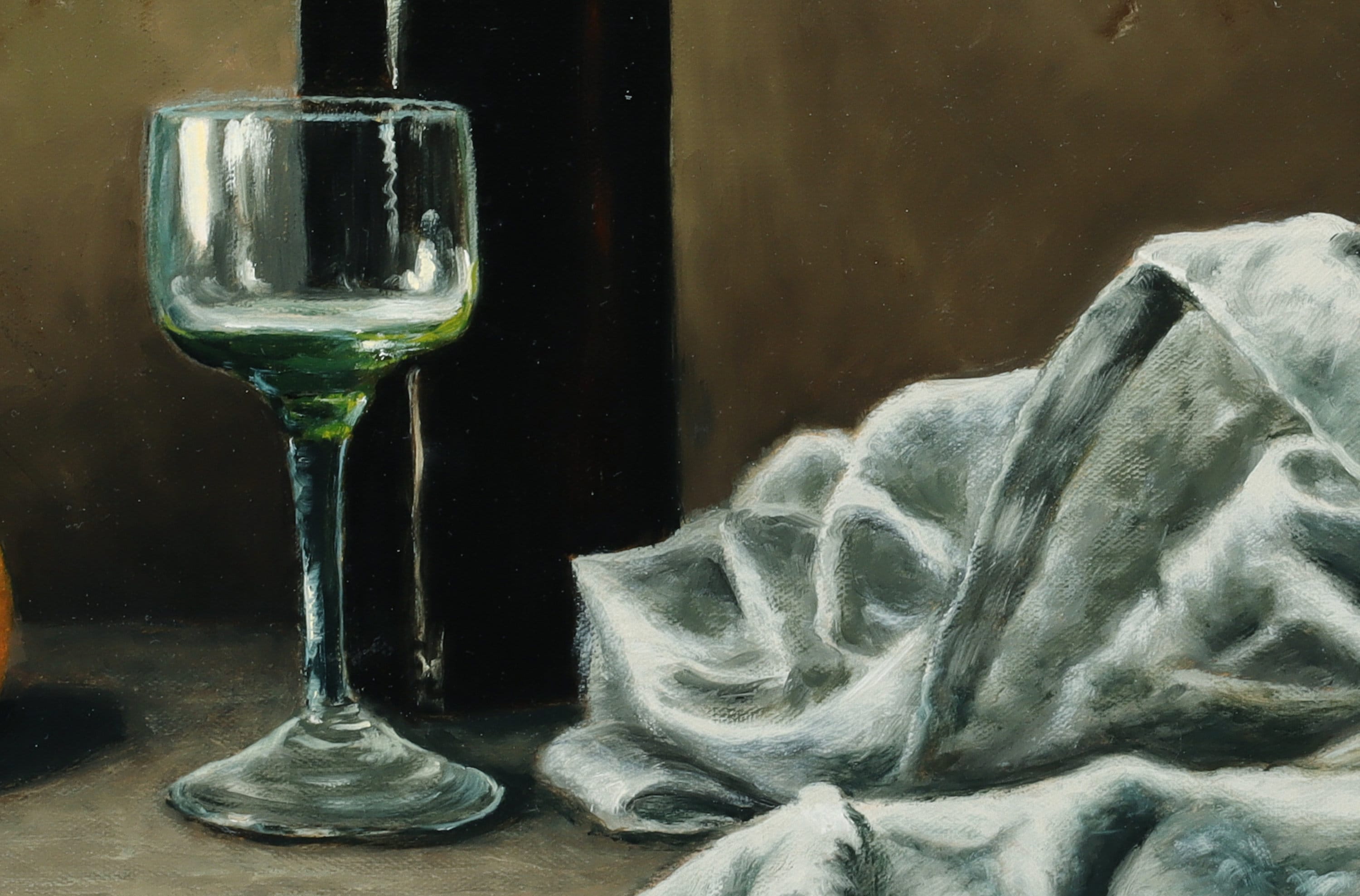 Still Life With Fabric, Contemporary Academic Realism, Oil Painting ...